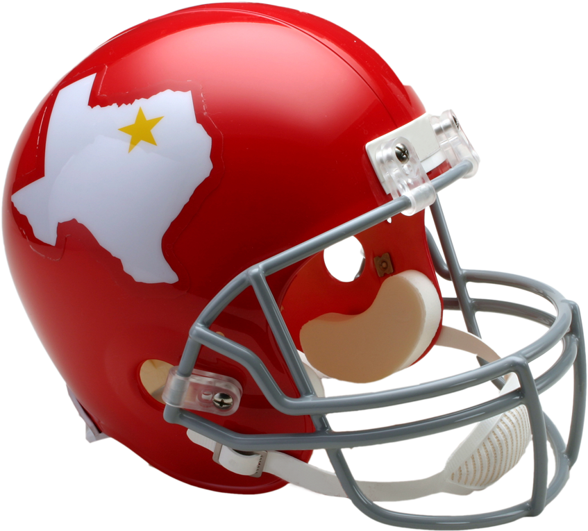 Download Dallas Texans Vsr4 Replica Throwback Helmet - Football Helmet ...