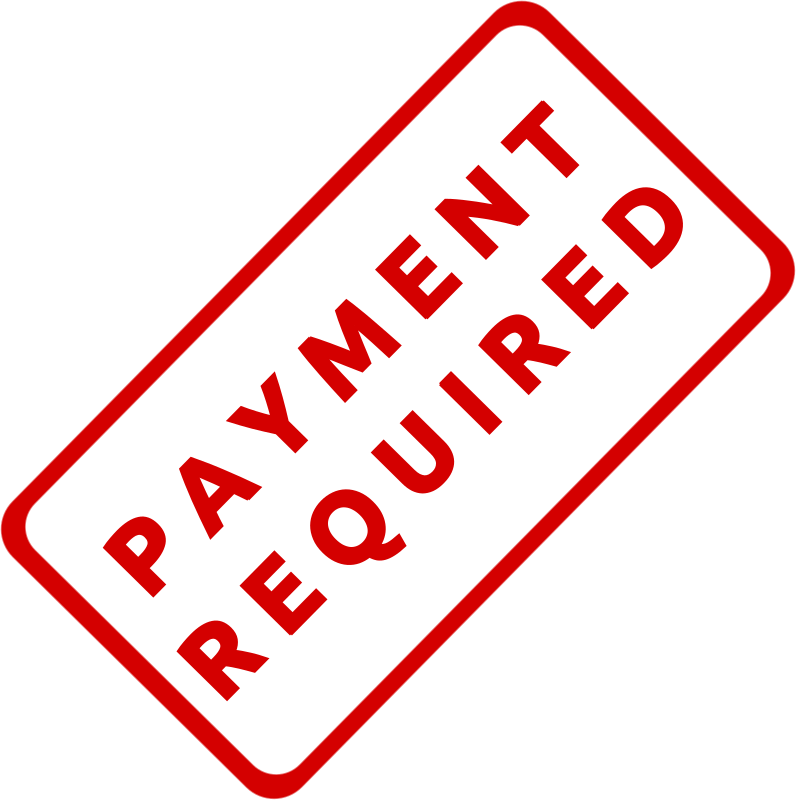 Download Payment Required PNG Image with No Background - PNGkey.com