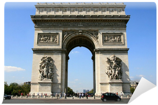 Paysage De Paris , L'arc De Triomphe Wall Mural • Pixers® - Arc De ...