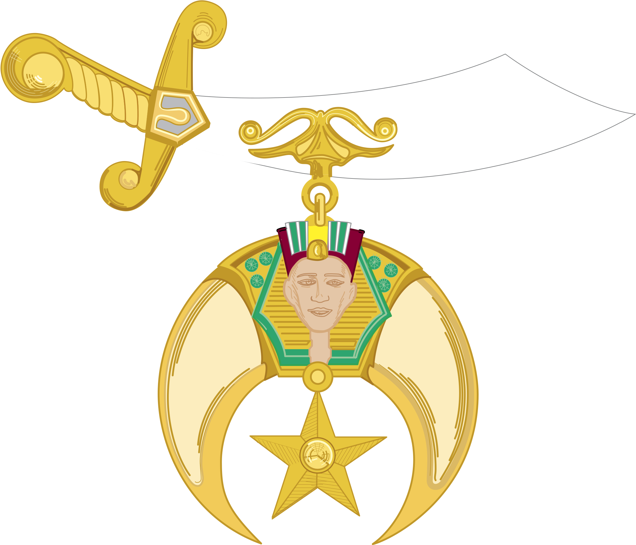 Download Shrine Logo Png Transparent - Shriners Emblem Vector PNG Image ...