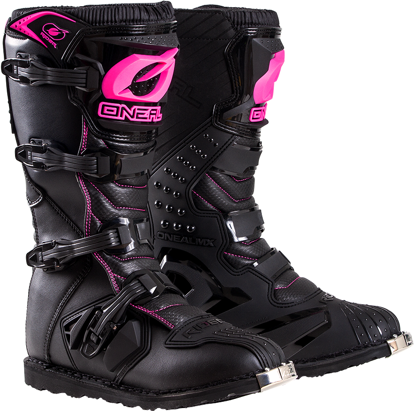 Download O'neal Rider Boots, Black/pink - Oneal Element Racewear Black ...