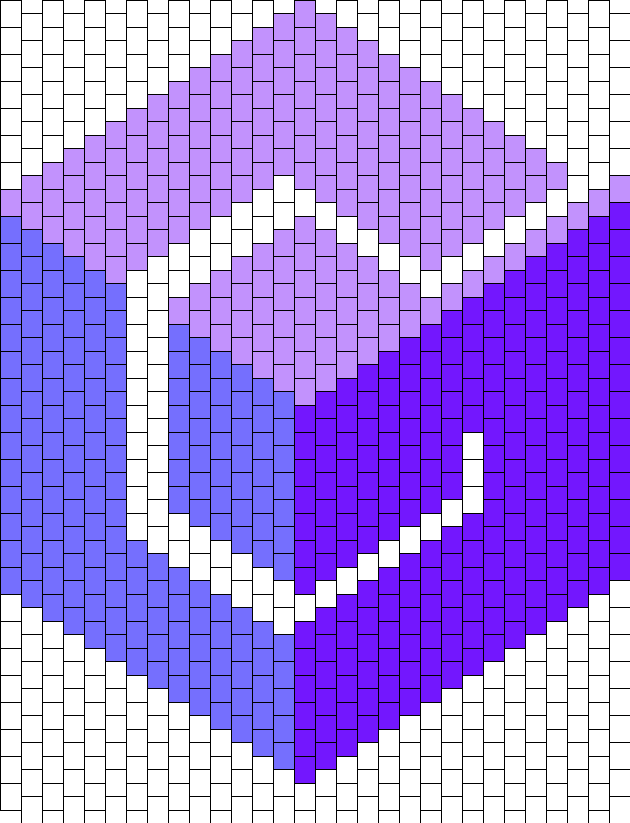 Nintendo Gamecube Logo Peyote Bead Pattern - Gamecube Logo Pixel Art ...