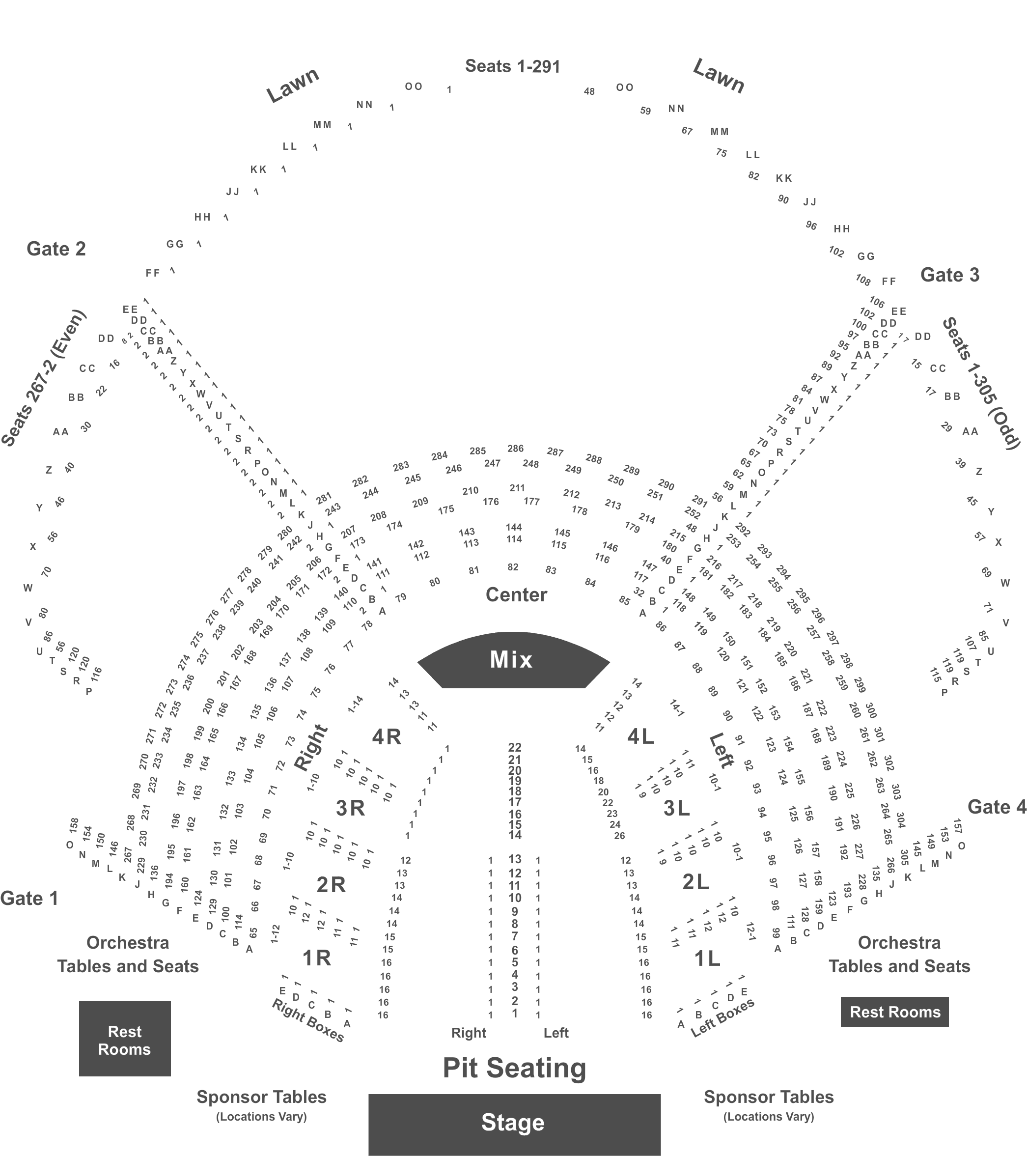Download The 1975 At Chastain Park Amphitheatre Live Nation, - Front ...