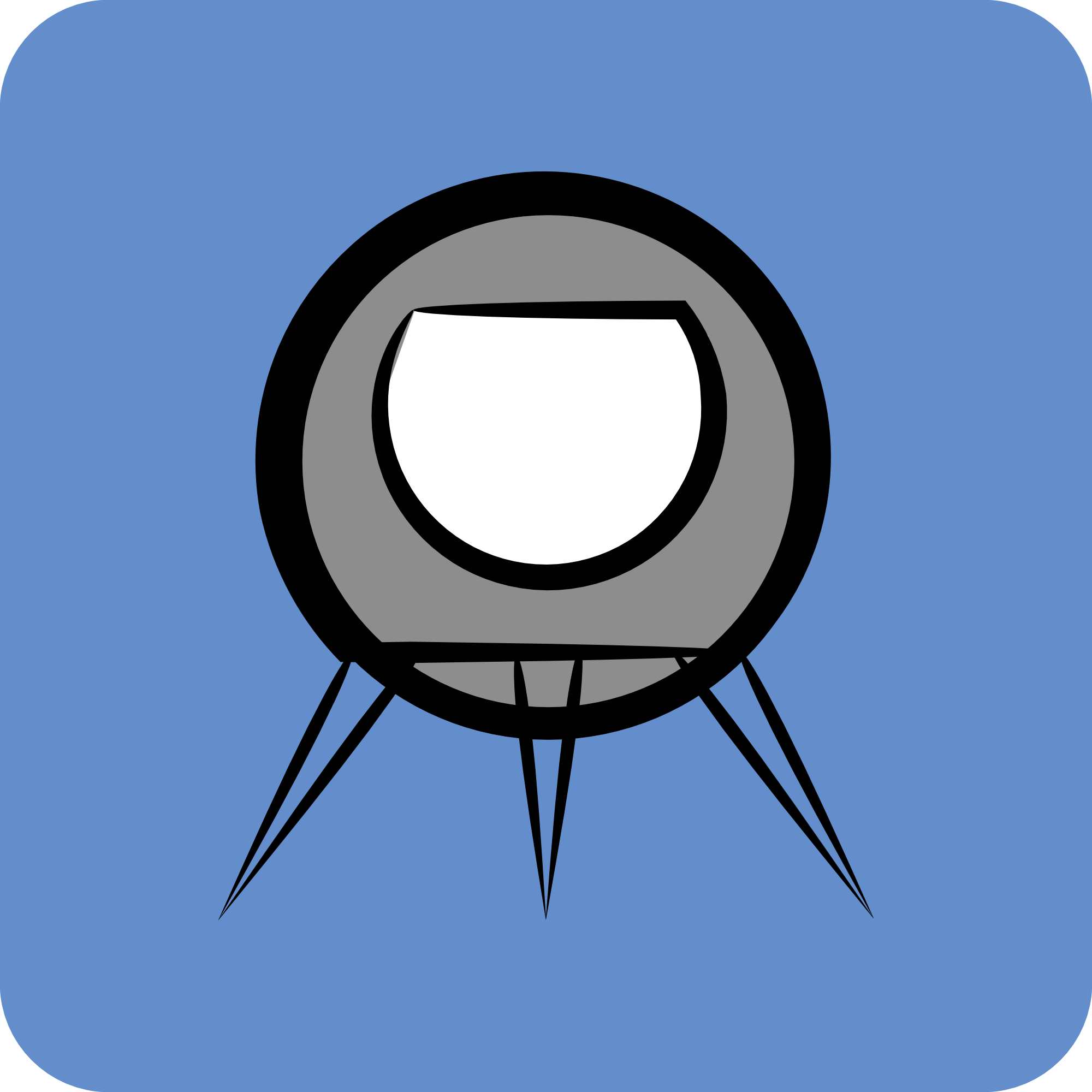 Rocket Ship App Icon Design Space 609128 - Spacecraft - Free ...