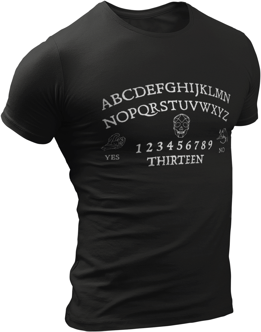 Download Black Ouija Board Skull Angel Devil 13 Rock N' Roll - Active ...