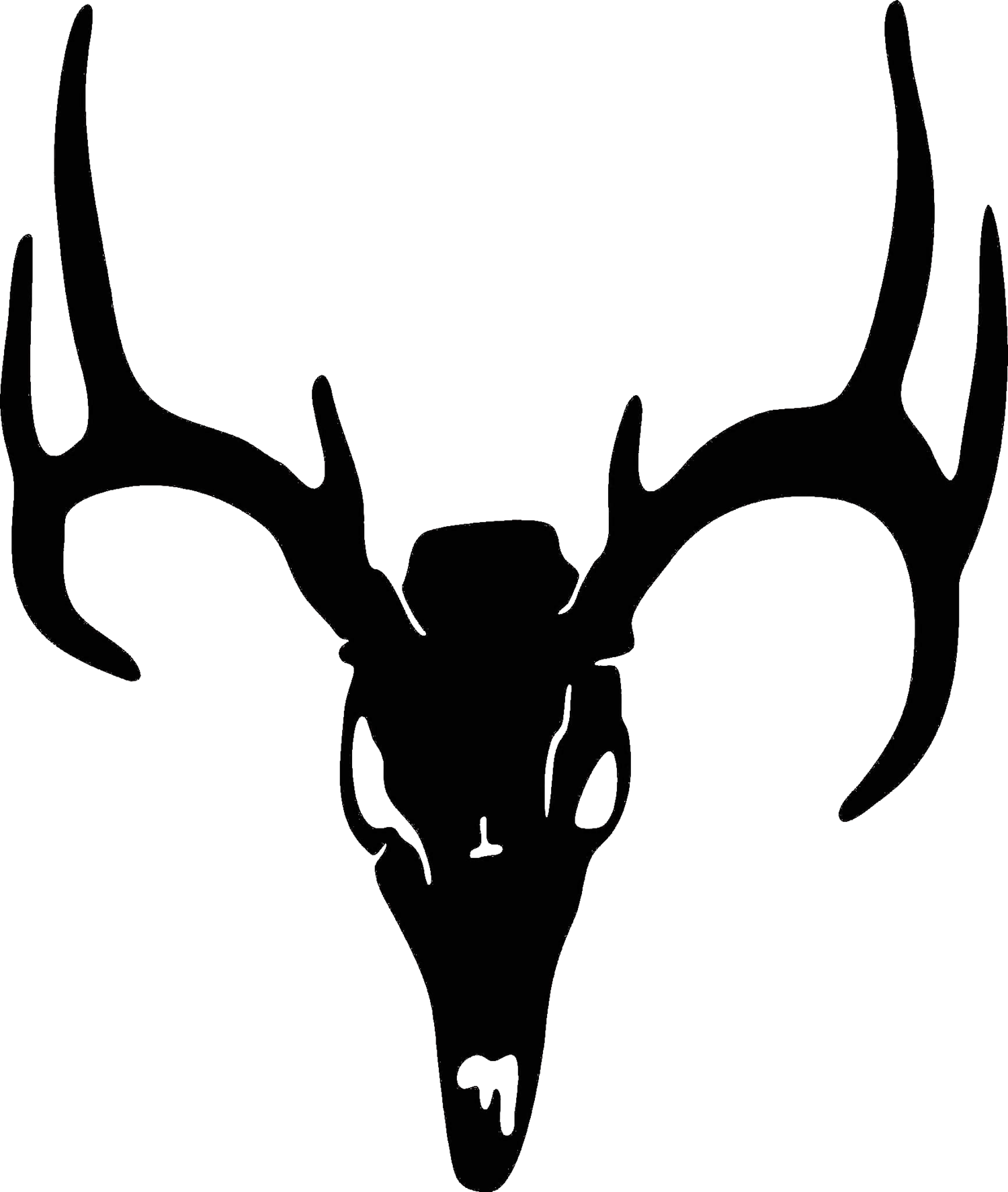 Download Antler Clipart Camo - Deer Skull Metal Art PNG Image with No ...