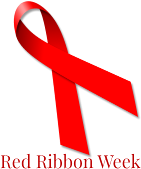 Download Red Ribbon Week - Clip Art Red Ribbon Week PNG Image with No ...
