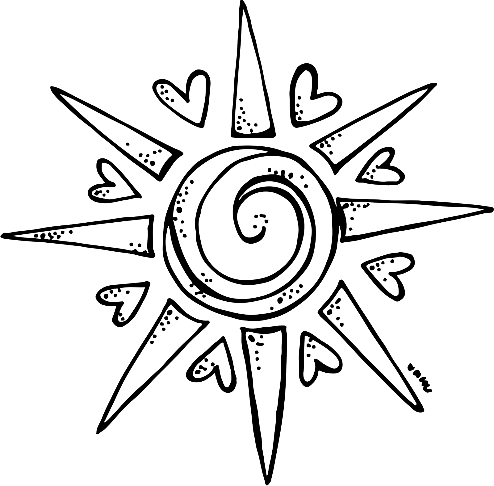 Sunshine Black And White