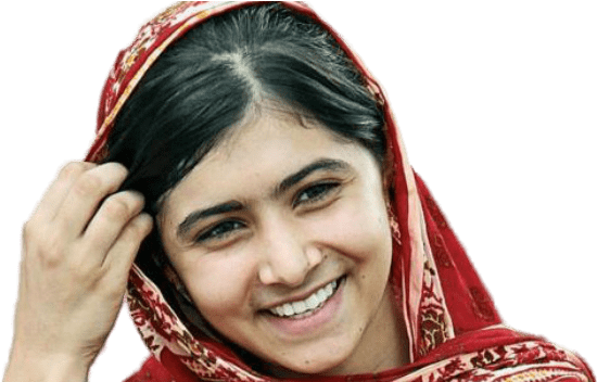 Download Malala Yousafzai Laughing Png - Malala Yousafzai PNG Image ...