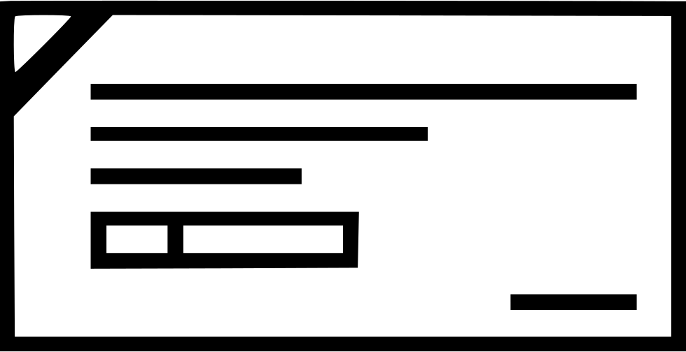 Cheque Check Payment Dd Comments - Chque Icono Png - Free Transparent ...