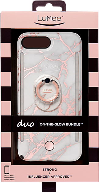 Download Lumee Duo On The Glow Bundle [rose Metallic White Marble ...