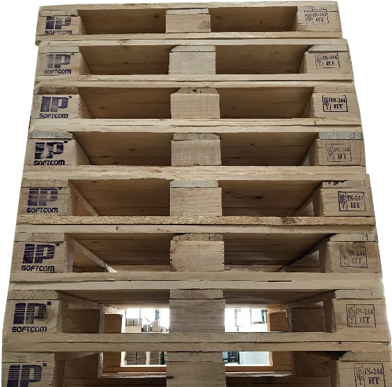 Download Returnable Wooden Pallets - Ip Softcom India Pvt Ltd PNG Image ...