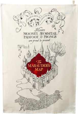 Harry Potter Marauders Map - Free Transparent PNG Download - PNGkey