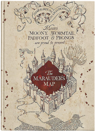 Harry Potter Marauder's Map Journal - Harry Potter Marauders Map Logo ...