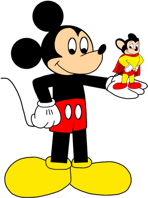Mickey Mouse With Mighty Mouse 2 By Elmarcosluckydel96 - Mighty Mouse ...