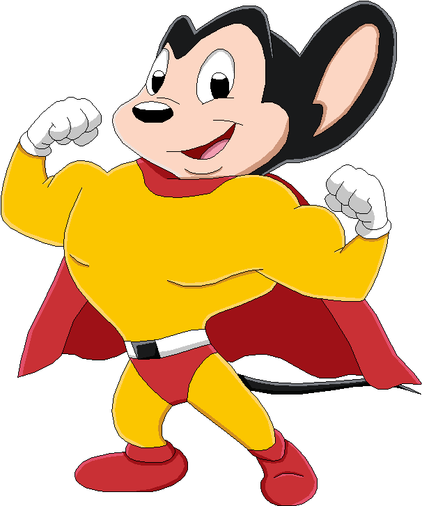 Download Mighty Mouse Cartoon - Mighty Mouse Png PNG Image with No ...