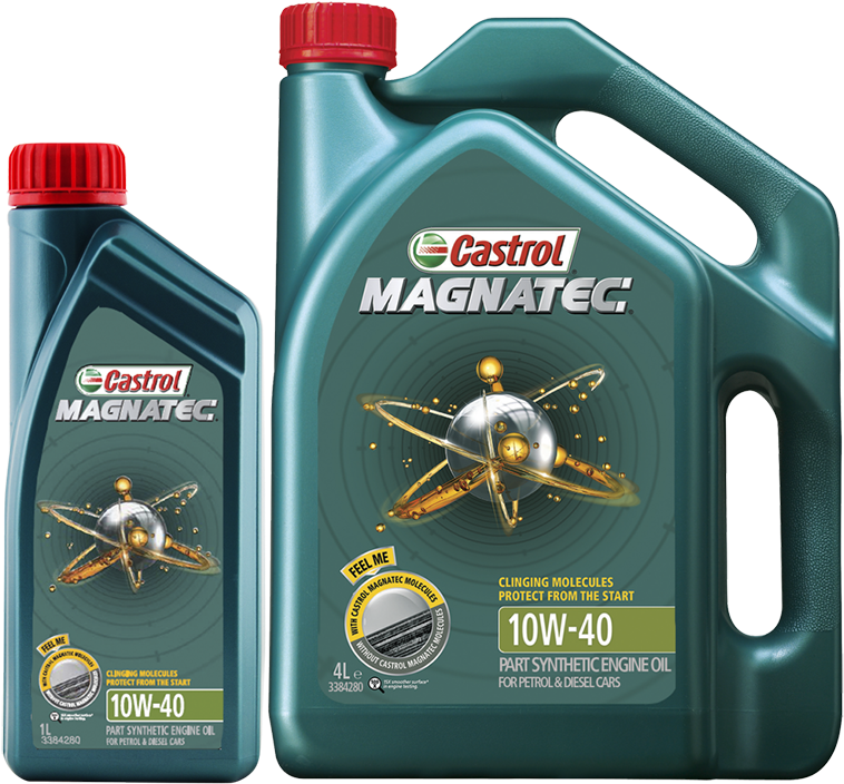 Download Engine Oil 1 - Castrol Magnatec 10 40 PNG Image with No ...