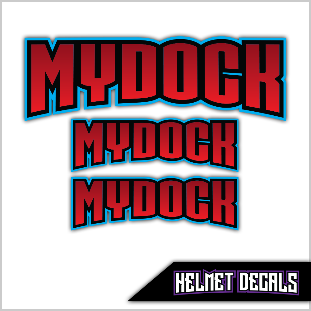 Helmet Name Decals - Free Transparent PNG Download - PNGkey