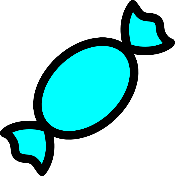 Download Bright Blue Candy Clip Art - Candy Clip Art PNG Image with No ...