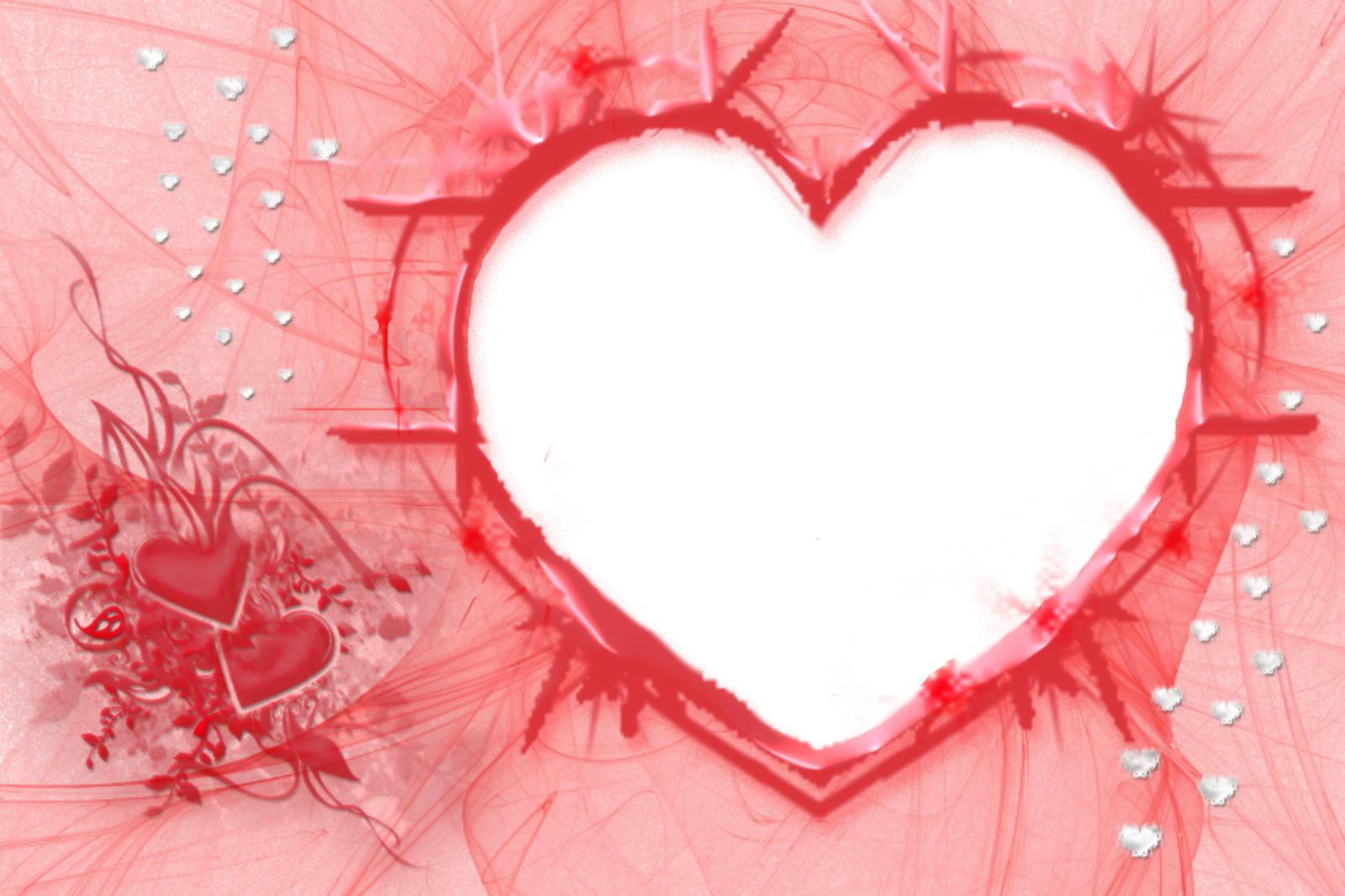 Download Marcos Para Fotos Con Corazones - Imagenes De Amor Para Primas PNG Image with No ...