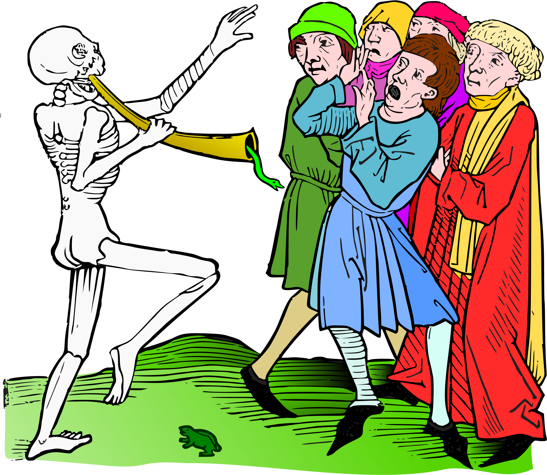 Download Clothing Clipart Danse Macabre Black Death Png 2400 - Danse ...