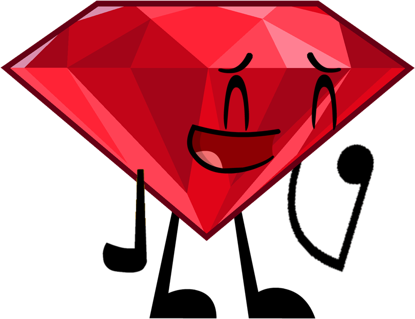 Download New Ruby Pose - Bfdi Ruby New Pose PNG Image with No ...