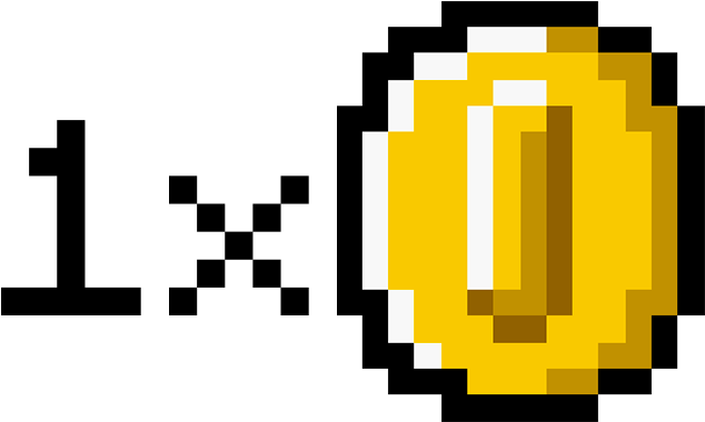 Download One Coin For One Game - 8 Bit Coin Mario PNG Image with No ...