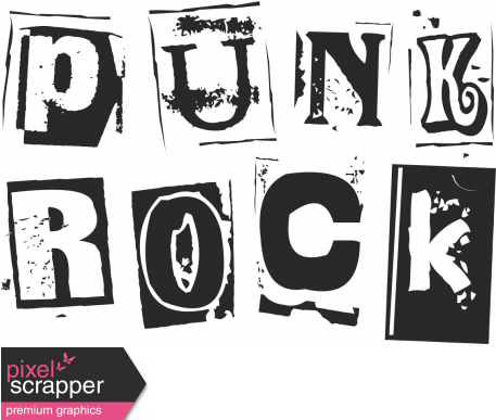 Anarchy In The Uk - Punk Rock Word Art - Free Transparent PNG Download ...