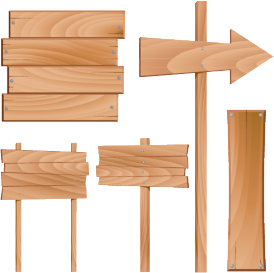 Download Wooden Sign Cartoon PNG Image with No Background - PNGkey.com