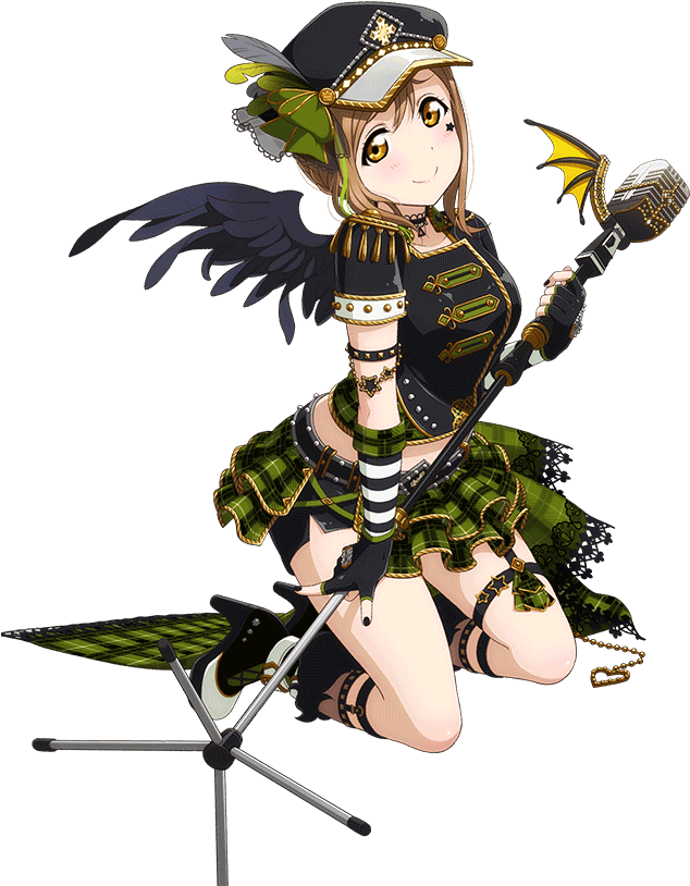 Download Transparent - Idolized - Punk Rock Hanamaru PNG Image with No ...