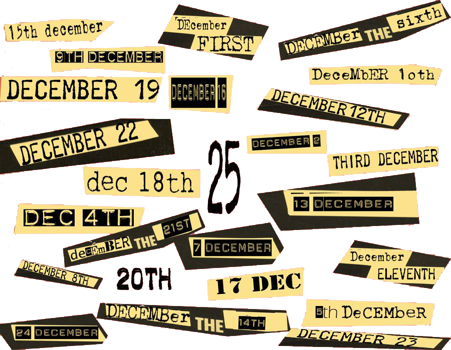 Download Punk Rock Advent Calendar - Punk Rock Christmas PNG Image with ...