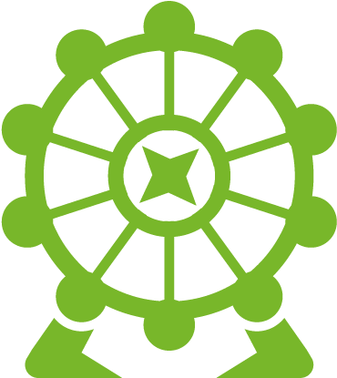 Download Mini Lyon - Amusement Park Rides Silhouette PNG Image with No ...