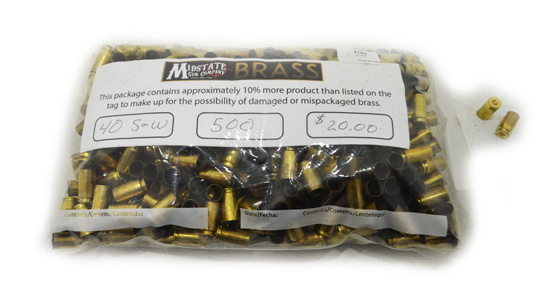 Download Rds 40sw Rds 40sw Reloading Brass - Midstate Gun Company PNG ...