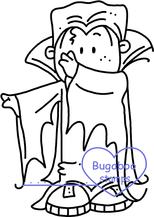 Download Digi Stamps,hween Brat Dracula,bugaboo Stamps, - Cartoon PNG ...