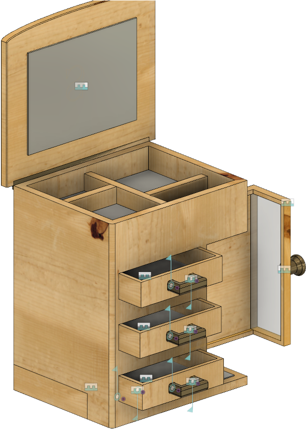 Jewelry Box Top Side - Drawer - Free Transparent PNG Download - PNGkey