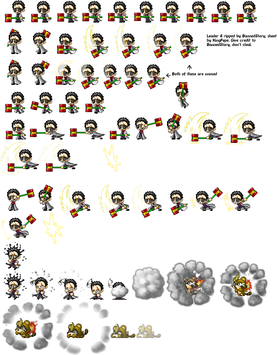 Download Leader A Cms - Maplestory Character Sprite PNG Image with No ...