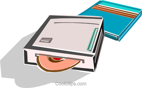 Cd Rom Drive Royalty Free Vector Clip Art Illustration - Clip Art ...