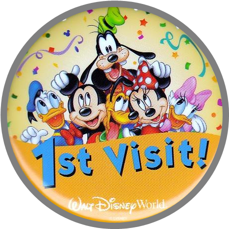 Download Disney First Visit Button PNG Image with No Background ...