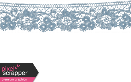 Download Medium Blue Lace - Digital Scrapbooking PNG Image with No ...