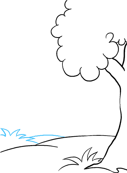 How To Draw Cartoon Forest - Drawing - Free Transparent PNG Download ...