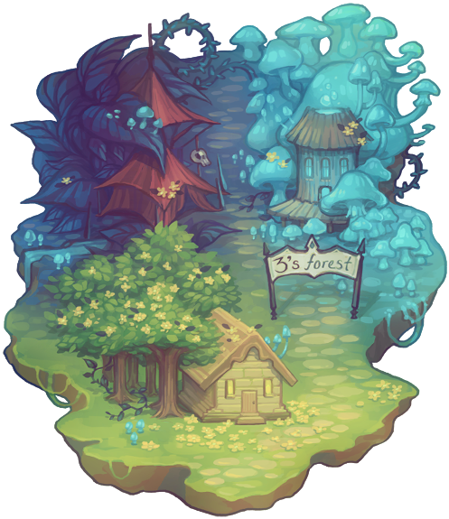 Download Three's Forest - Wiki PNG Image with No Background - PNGkey.com