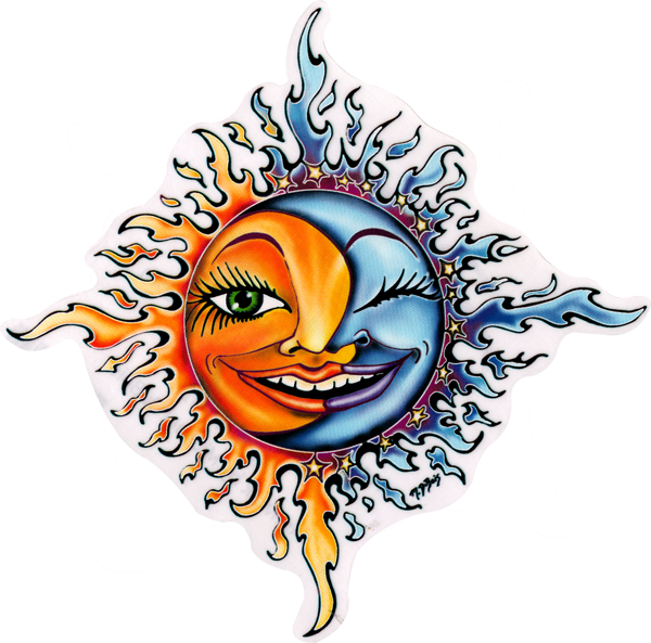 Download Moon Sun - Window Sticker - Moon Sun PNG Image with No ...