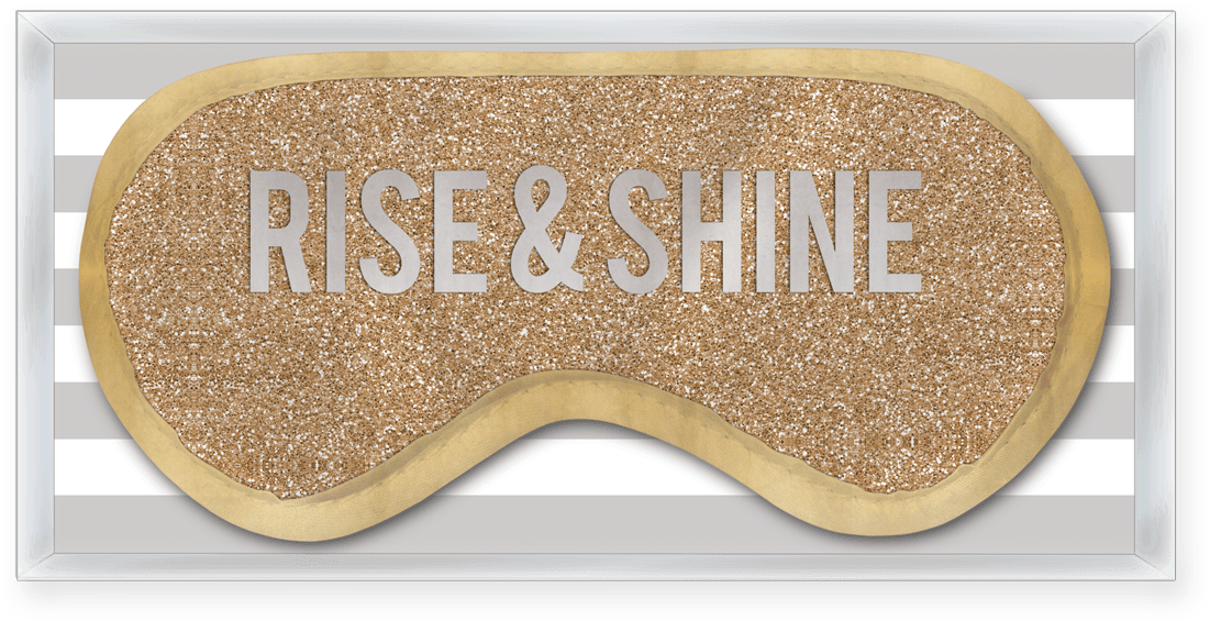 Download Rise & Shine Eye Mask - Label PNG Image with No Background ...