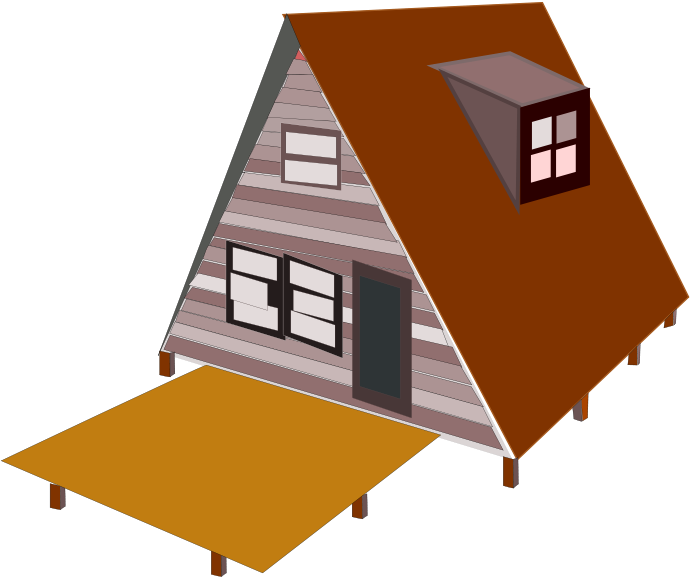 Download A Frame House Clipart Png - Frame House Clipart PNG Image with ...