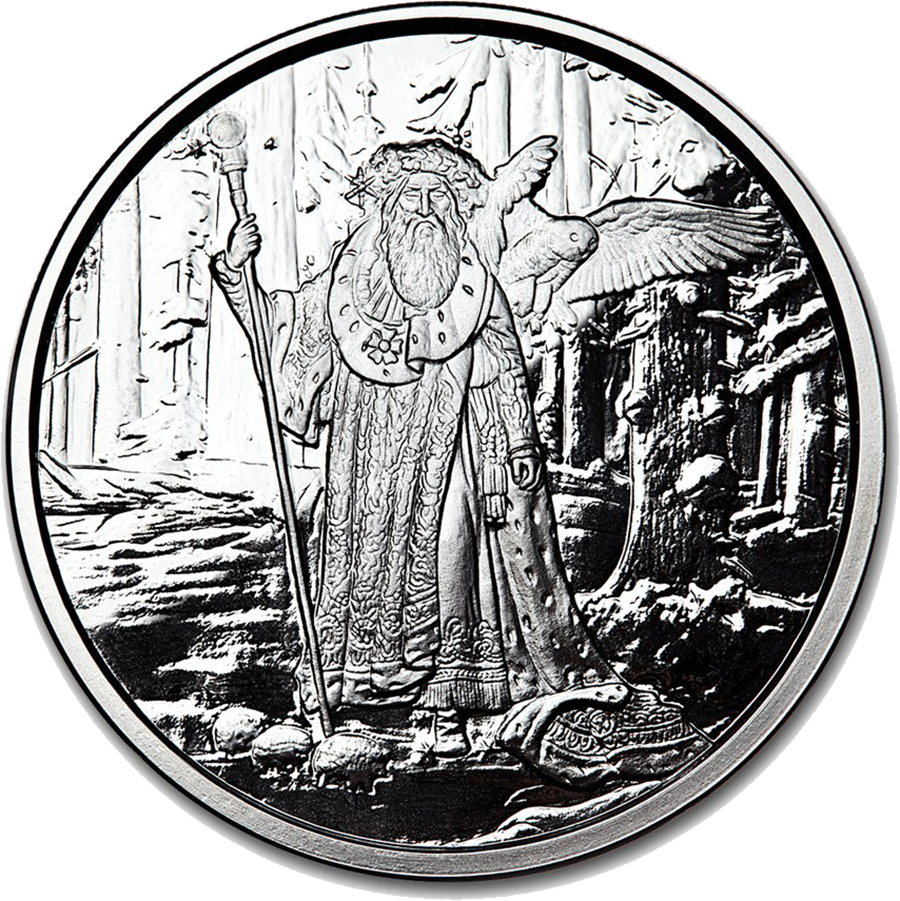 Download Merlin 1oz Silver Proof Round - Coin PNG Image with No ...