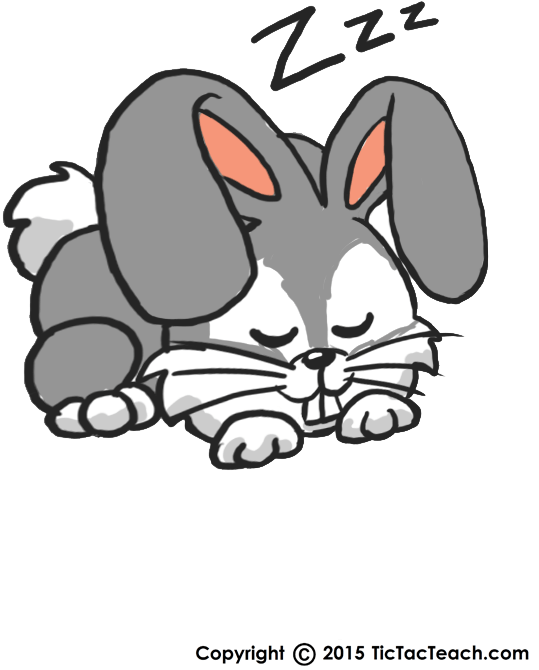 Download Sleeping Bunnies - Cartoon PNG Image with No Background ...