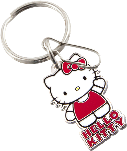 Hello Kitty Core Standing Enamel Key Chain - Plasticolor 004306r01 ...