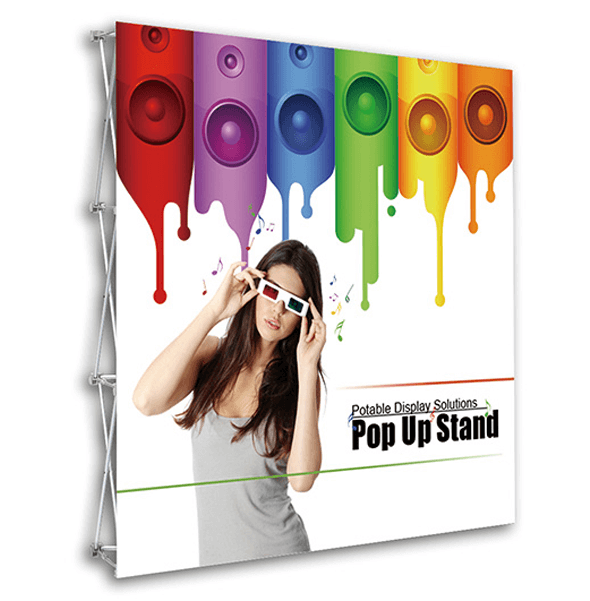 Download Banner Wall Straight - Custom Power Stretch (pop-up Displays ...