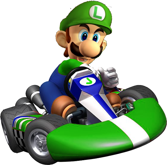 Super Mario Kart Png Image - Mario Kart Luigi Png - Free Transparent ...
