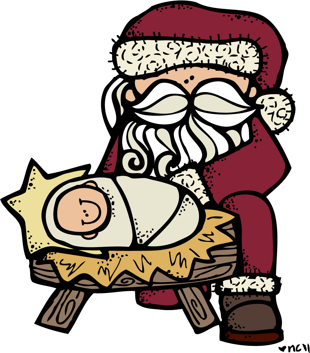 Merry Christmas Jesus Clipart Download - Melonheadz Christmas Clipart ...